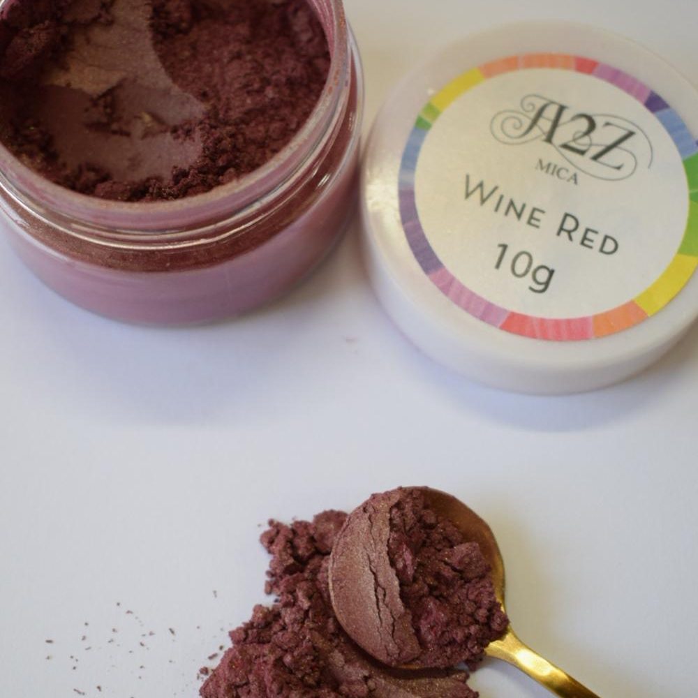 الوان مايكا Mica Color Wine red - A2Z BEAUTY CO