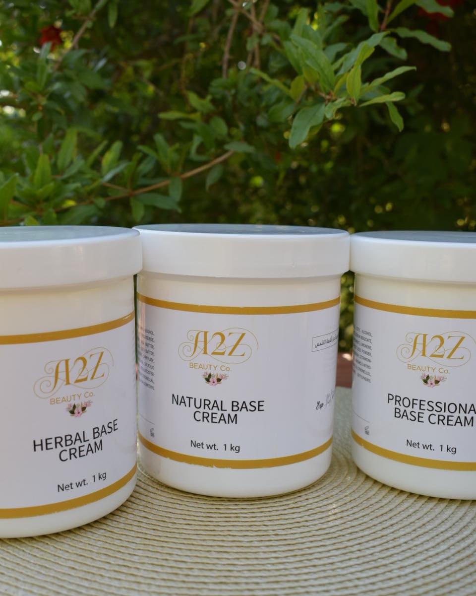 قاعدة كريم طبيعي Natural base cream - A2Z BEAUTY CO